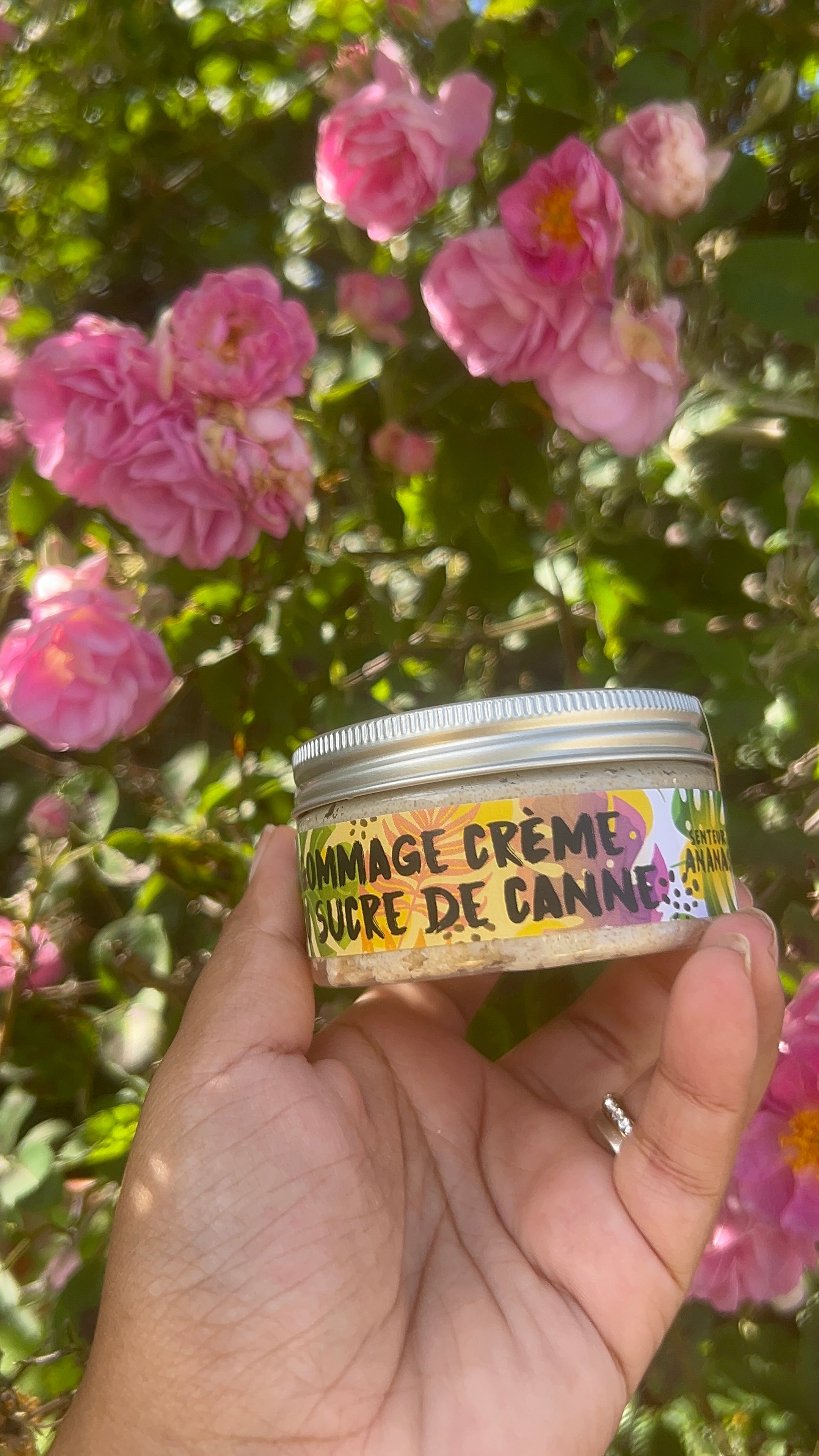 Gommage crémeux au sucre de canne – Ananas 🍍 110 g – Kimmycosmetik